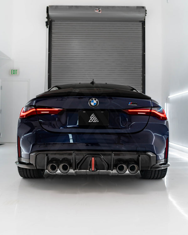 Carbon Fiber LED Rear Diffuser Kit – BMW G82 M4 (2021–Present) | Eterna ...