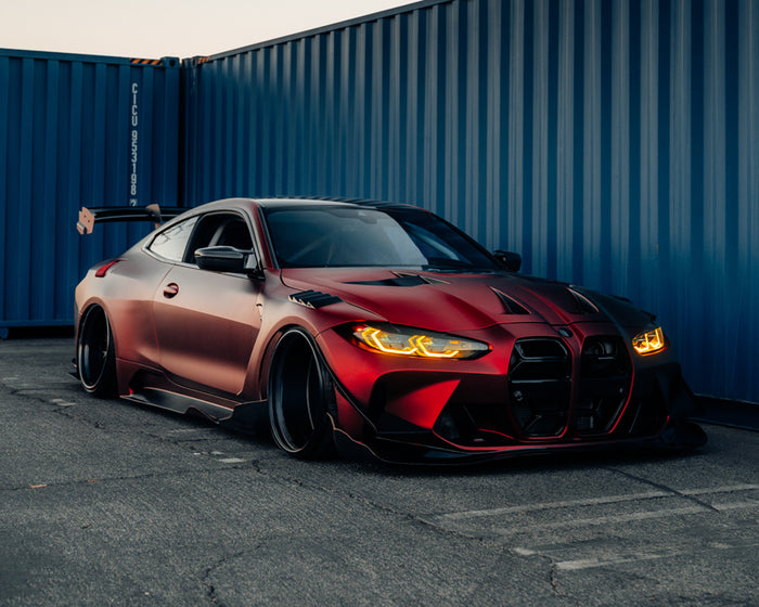 BMW G80 G82 G83 M3 M4 GLOSS BLACK FRONT BUMPER AIR DUCT REPLACEMENT – Eterna Motorworks